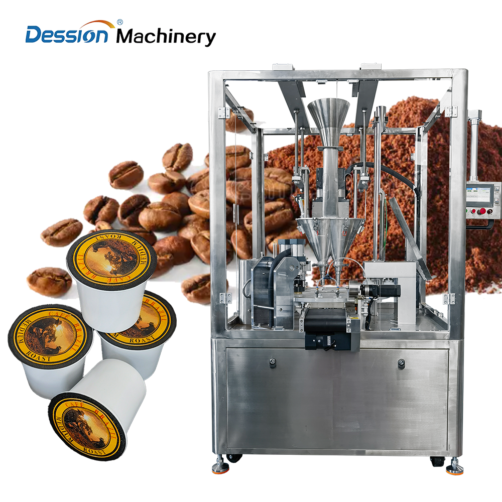 Coffee Powder Rotary K Cup Filling Machine | Dession Machinery